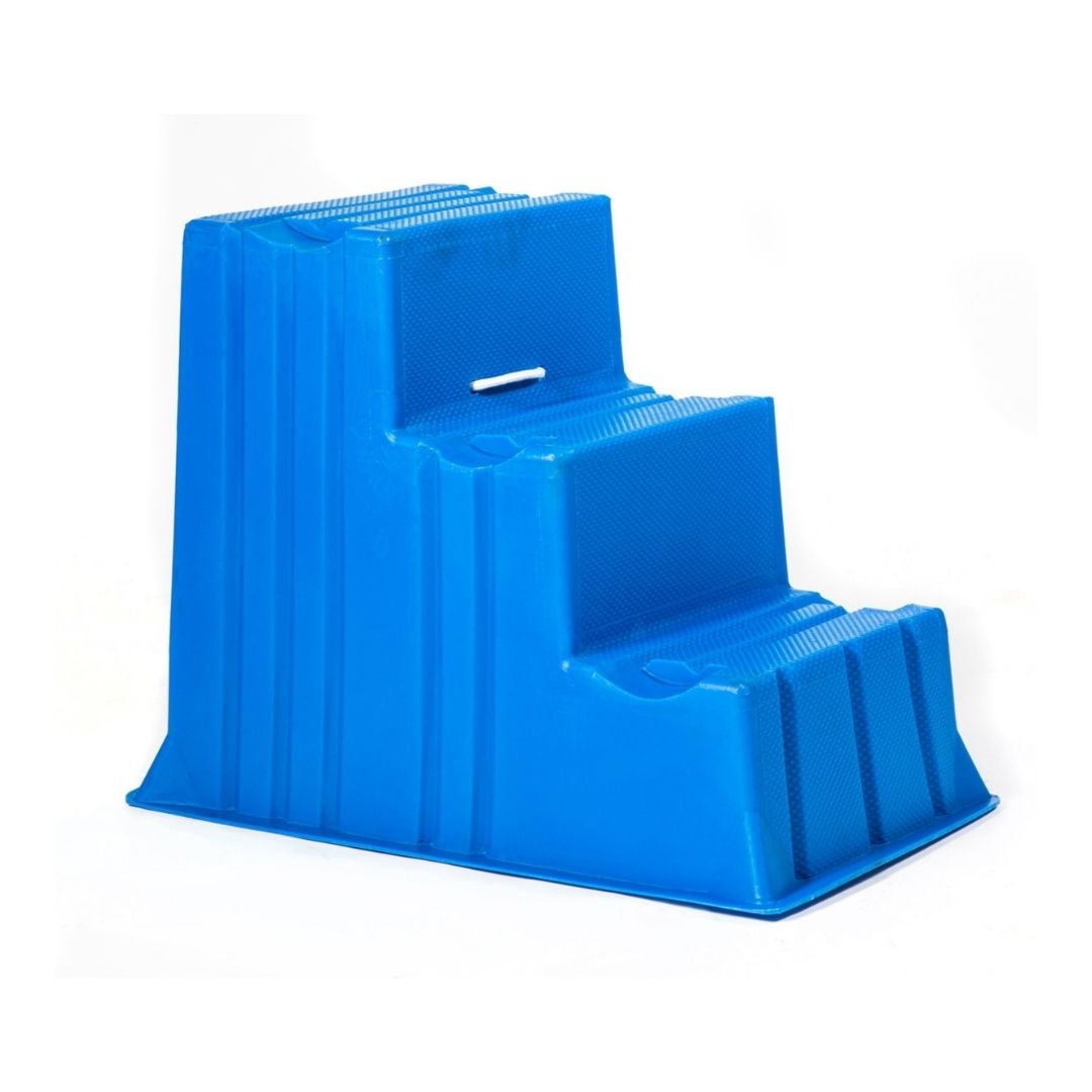 Mackey Stubbs Mounting Block Up & Over 3 Step in Blue